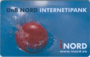 Bank Card: Internet banking code card (DnB Nord, EstoniaCol:EE-GM-0012