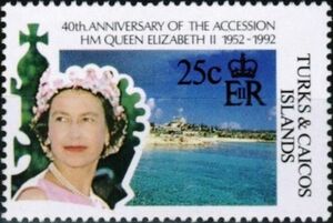 Briefmarke: Queen Elizabeth II's Accession to the Throne, 40th Anniv ...