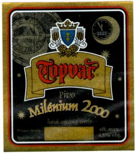 Drink Label: H104IIa-Topvar Milénium 2000 (Pivovar Topvar Topoľčany ...