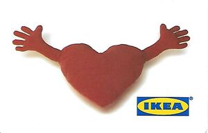 Gift Card: Two Heart Hands (Ikea, United States of America(Ikea) Col:US ...