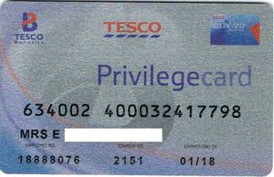 Functional Card: Tesco - Privilage Card (Shops - Supermarkets, United ...