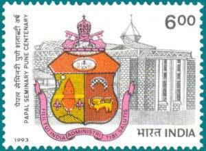 Stamp: Centenary of Papal Seminary, Pune (IndiaMi:IN 1408,Sn:IN 1465,Yt ...