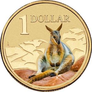 Coin: 1 Dollar (Rock Wallaby) (Australia) (Numismatic Product ...
