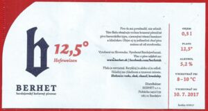 Drink Label: Berhet (BERHET s.r.o., SlovakiaCol:SK-BEER-006650