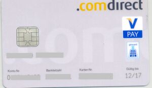 Bank Card: Comdirect (Comdirect Bank, Germany, Federal RepublicCol:DE ...