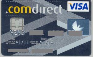 Bank Card: Comdirect (Comdirect Bank, Germany, Federal RepublicCol:DE ...