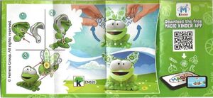 Meal Toy: Frog (Kinder Surprise, Europe) (Kinder - Easter) Col:EN520