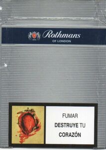 Paquete de Cigarrillos: Rothmans (ColombiaCol:CO-CT-0050