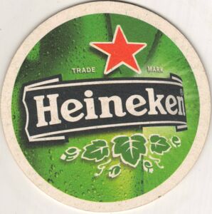 Beer Coaster: Heineken (Heineken, Netherlands(Heineken - U.S.A.) Col:NL ...
