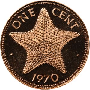 Coin: 1 Cent (Bahamas(1966~1970 - First series) Col:BS-000002,WCC:km15