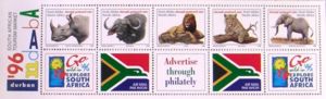 Stamp: The Big Five - Indaba booklet (South Africa(The Big Five 1996 ...