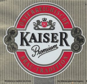 Drink Label: Kaiser Premium (Brau Union Österreich AG, AustriaCol:AT ...