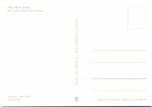 Postcard: Karl-Marx-Stadt | Blick vom Rosenhof zum Rathaus (Germany ...