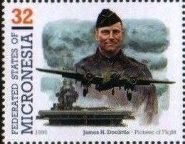 邮票: James H. Doolittle (密克罗尼西亚联邦(Pioneers of Flight) Mi:FM 452,Sn:FM ...