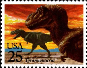 Stamp: Tyrannosaurus Rex (United States of America(Prehistoric Animals ...