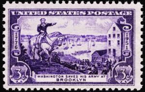 Stamp: 175th Anniversary of Battle of Brooklyn (United States of ...