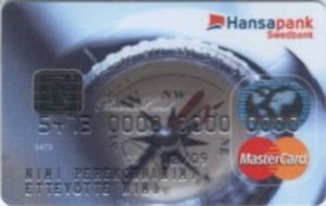 Bank Card: Compass (Hansapank, EstoniaCol:EE-MC-0026