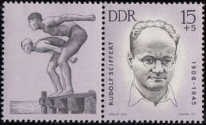 Stamp: Rudolf Seiffert (1908-1945) (Germany, Democratic Republic (DDR ...