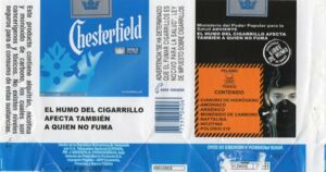 Cigarette Pack: Chesterfield Doble Filtro (VenezuelaCol:VE-CT-0055
