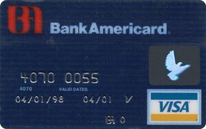 Bank Card: Bank Americard (Bank of America, United States of AmericaCol ...