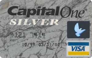 Bank Card: Capital One Silver Visa (Capital One, United States of ...