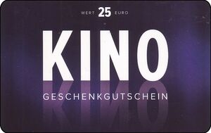 Geschenkkarte: Kino Geschenkgutschein (Der Kinogutschein, Deutschland ...