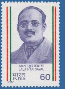 Stamp: Lala Har Dayal (1884-1939) (India(India's Struggle for Freedom ...