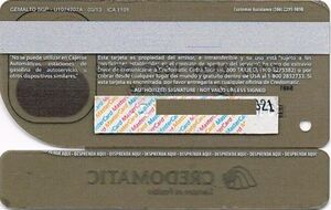 Bank Card: Credomatic (Credomatic, Costa RicaCol:CR-MC-0006
