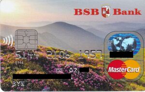 Tarjeta de Banco: BSB Bank. Mountains (BelSwissBank, BielorrusiaCol:BY ...