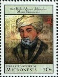 Stamp: Moses Maimonides (Micronesia, Federated States of(Millennium) Mi ...