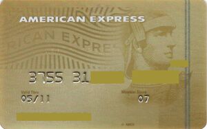 Bank Card: American Express Gold ID 375531 (Bank Danamon, IndonesiaCol ...
