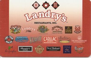 Gift Card: Landry's (Landry's Restaurants Group, United States of ...