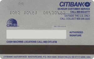 Bank Card: Citibank American Airlines Advantage (Citibank, United ...