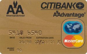 Bank Card: Citibank American Airlines Advantage Gold (Citibank, United ...