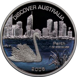 Coin: 1 Dollar (Discover Australia: Perth) (Australia) (2006~Today ...