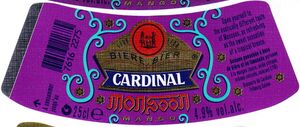 Drink Label: Cardinal Mango (Brasserie Cardinal Fribourg ...