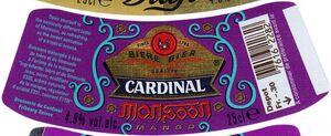 Drink Label: Cardinal Mango (Brasserie Cardinal Fribourg ...