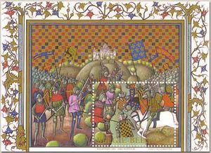 Stamp: 700th Anniversary of the Battle of the Golden Spurs (Belgium ...