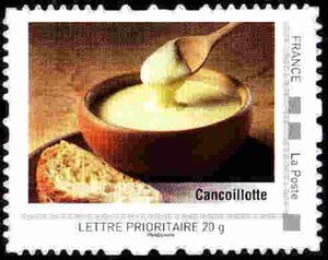 Stamp: Cheese. Cancoillotte (France: Personalized stamps(Collector: The ...
