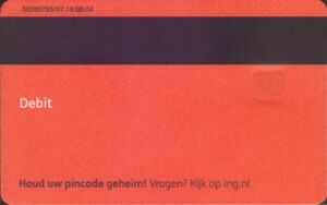 Bank Card: Betaalpas (ING Bank, Netherlands) Col:NL-MS-0044