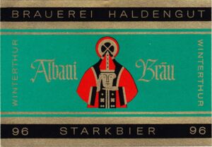 Drink Label: Albani-Bräu Starkbier (Brauerei Haldengut /Heineken ...