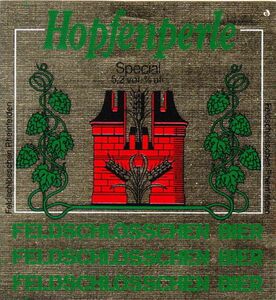 Drink Label: Feldschlösschen Hopfenperle Special (Feldschlösschen ...