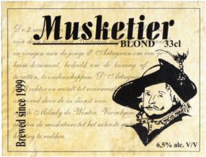 Drink Label: Musketier (Brouwerij The Musketeers, BelgiumCol:BE-BEER-026799