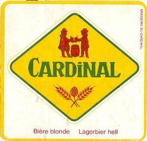 Drink Label: Cardinal Lagerbier hell (Brasserie Cardinal Fribourg ...