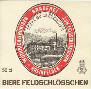 Drink Label: Feldschlösschen (Feldschlösschen Getränke AG ...