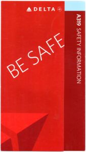 Safety Card: A319 (Delta Air Lines, United States of AmericaCol:DAL-US-0043