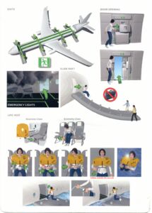 Safety Card: Airbus A350-900 (Finnair, FinlandCol:FIN-FI-0020 💳