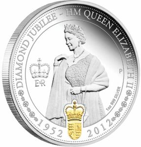 Coin: 1 Dollar (Elizabeth II's Diamond Jubilee) (Australia) (Numismatic ...