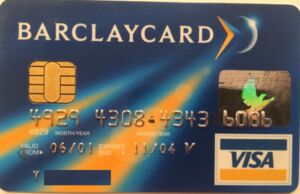 Bank Card: Barclaycard (Barclays Bank, United Kingdom of Great Britain ...