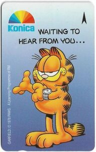 Phonecard: Garfield Waiting (Singapore Telecom, Singapore(Privates ...